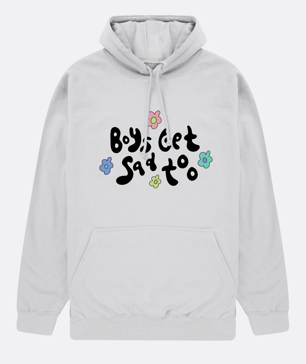 MINI FLOWER HOODY GREY TAL BOOKER X BOYS GET SAD TOO – Boys Get Sad Too