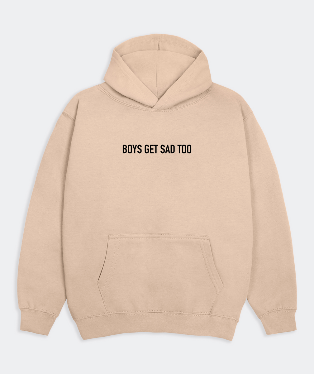 BLOCK LOGO HOODY SAND KIDS – Boys Get Sad Too