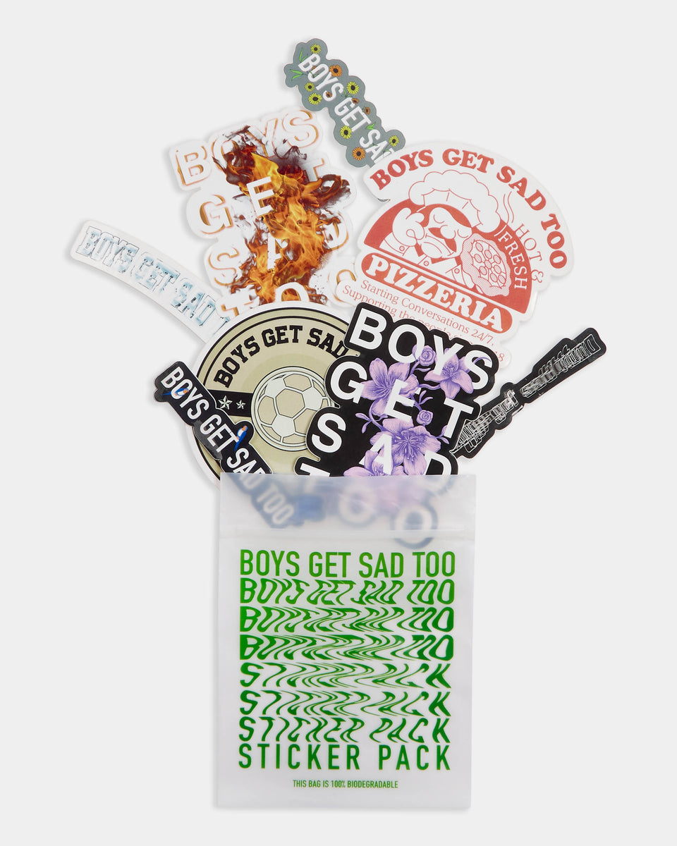 SUMMER 8 VINYL STICKER PACK – Boys Get Sad Too